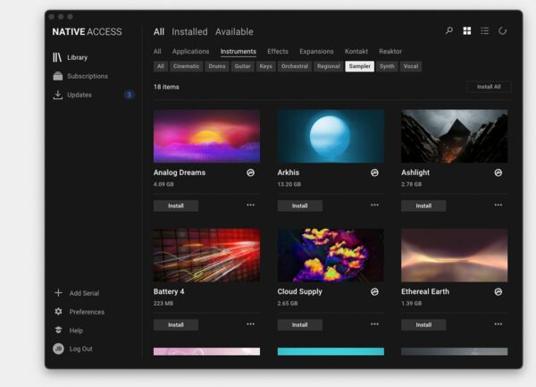 Support | Native Instruments（正規輸入代理店）